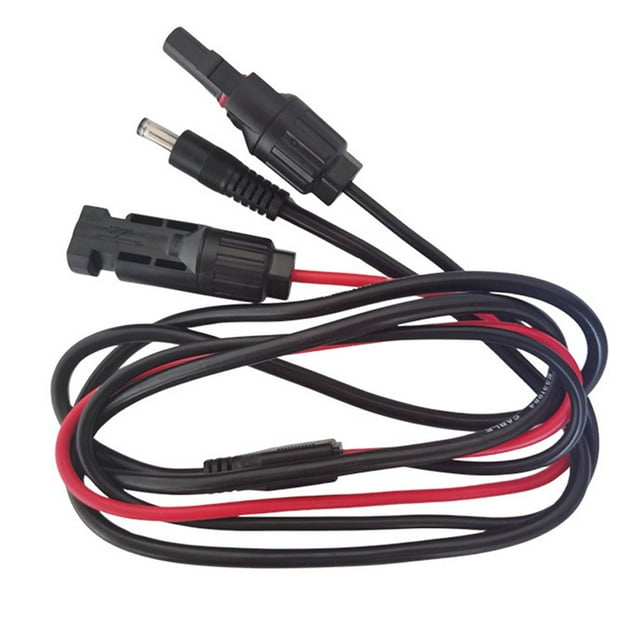 Power Cable Solar Connectors To DC5521 Adapter 1.5m 16 Extension Cable ...