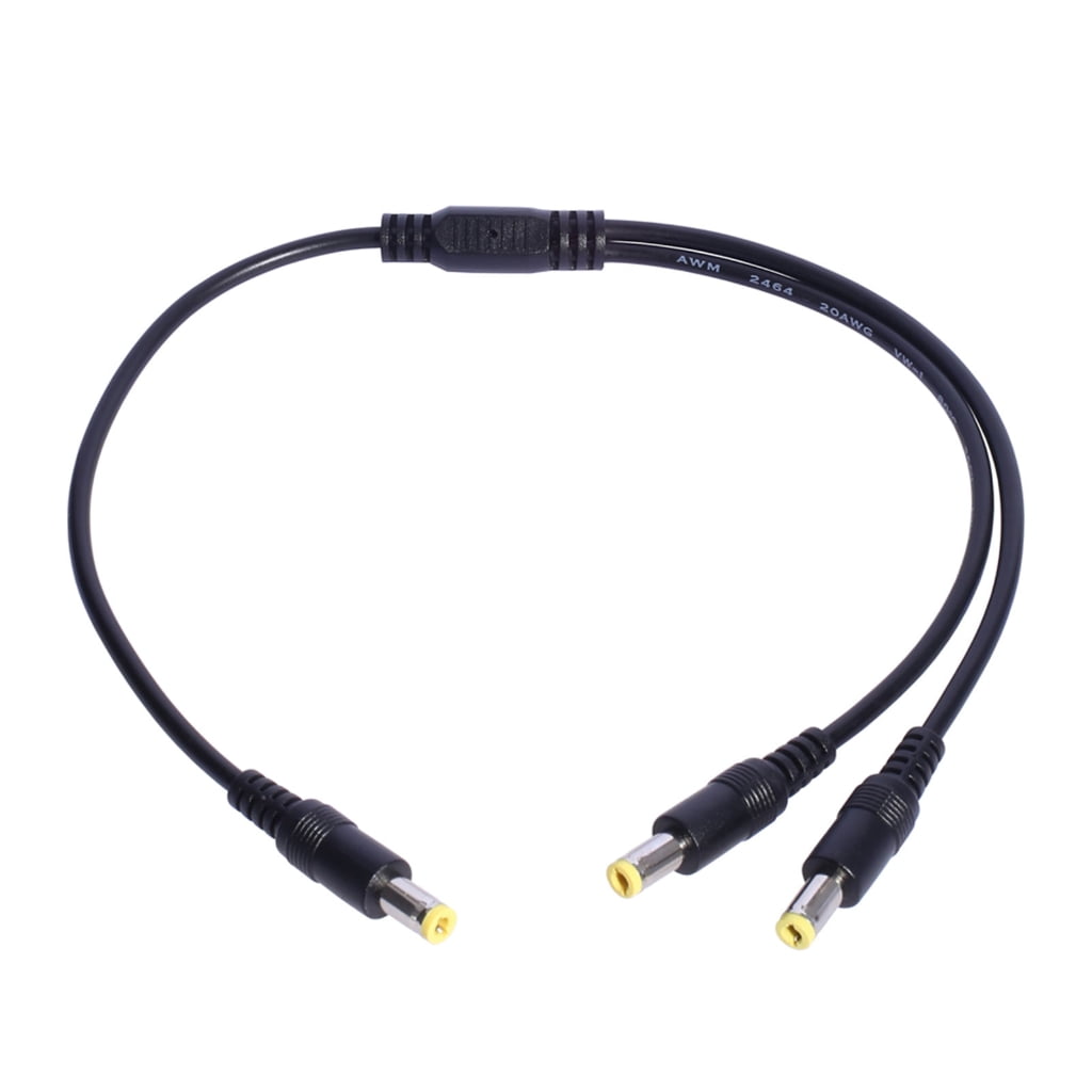 Power Cable Y Splitter 1 to 2 Way Cable for Security Camera LED Light ...