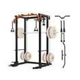 Power Cage with Cable Crossover & Lat Pulldown System, 2000LBS Capacity ...