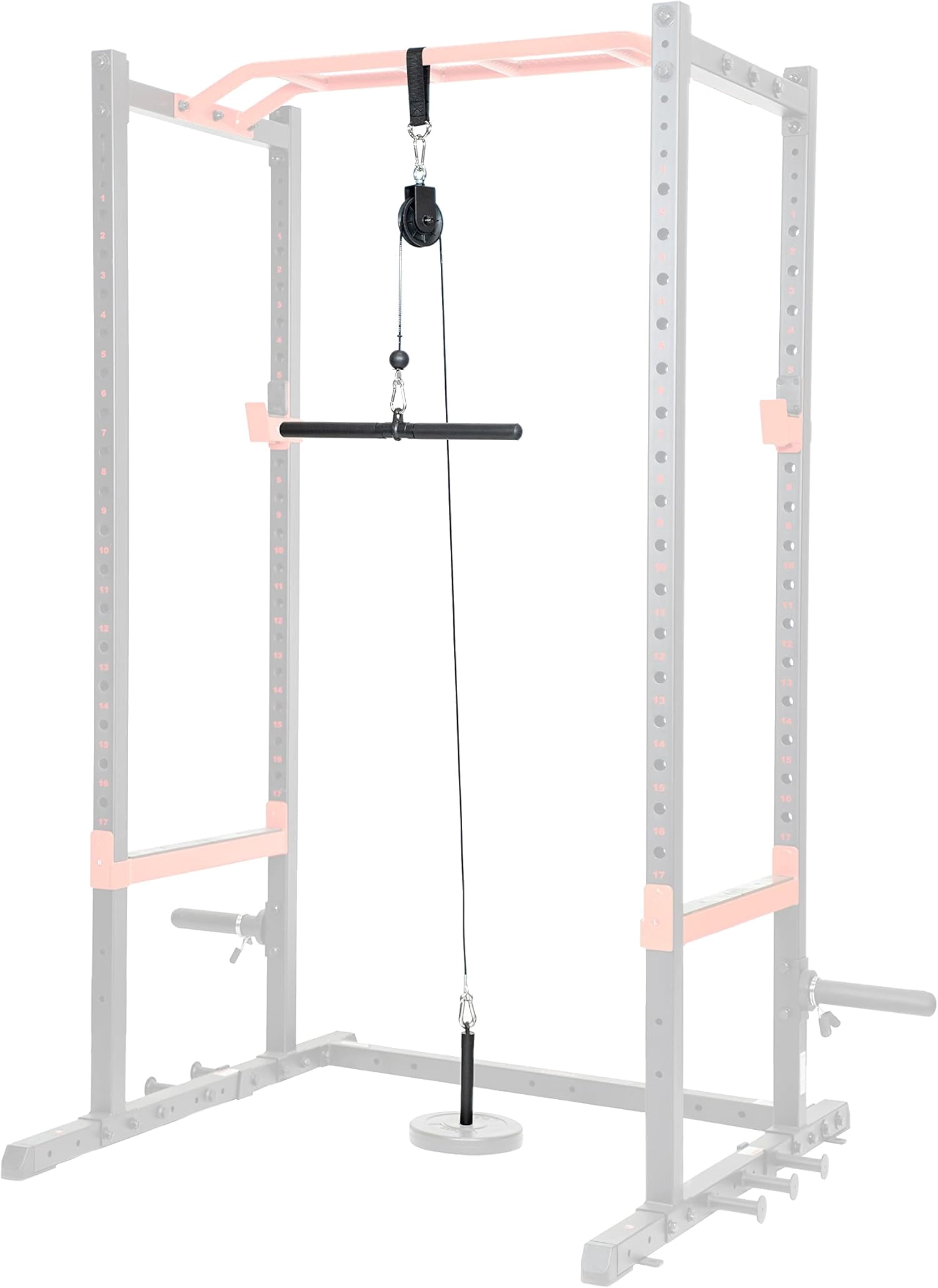 Power Cage Squat Rack Attachments, Dip Bar, Plate Bar Holder, Belt ...