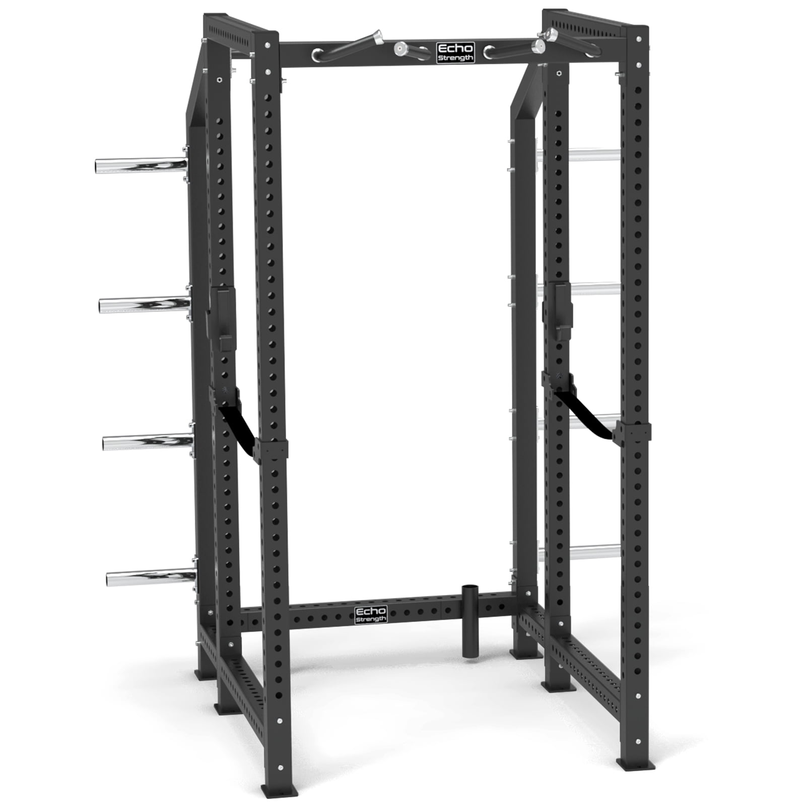 Power Cage Squat Rack, Power Rack Full Home Gym Equipment with Multi ...