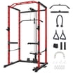 Mikolo Power Rack Cage with LAT Pulldown System,1200 lbs Capacity Power ...