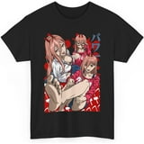 Power Chainsaw Anime Man T-Shirt Graphic Tee Men Vintage Unisex Gift ...