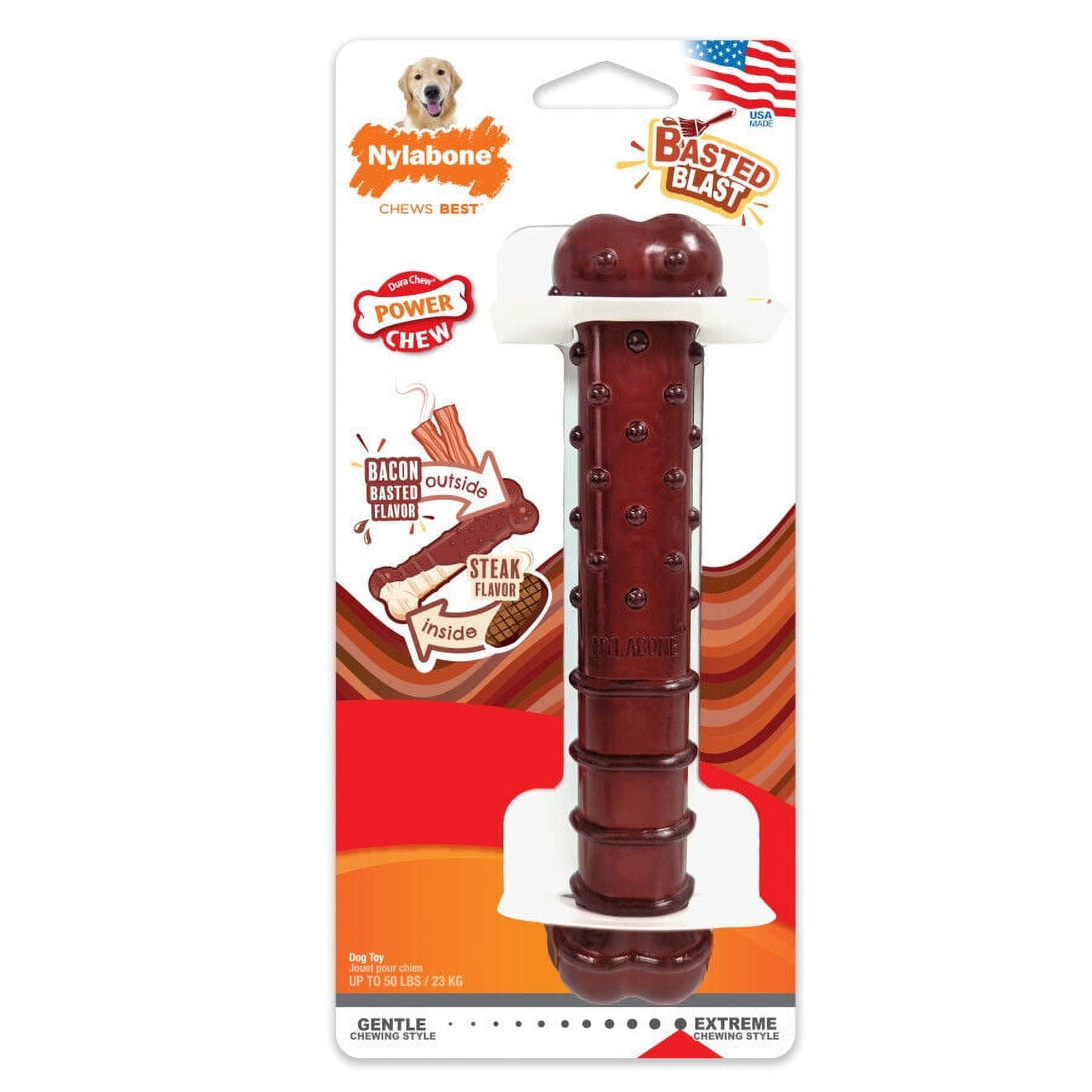 Power Chew Basted Blast Dual Flavored Dog Chew Toys - Walmart.com
