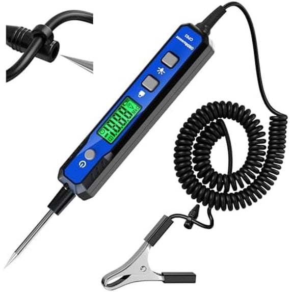 Power Circuit Probe Tester, 0.8-100V DC Tester Automotive Test Light ...