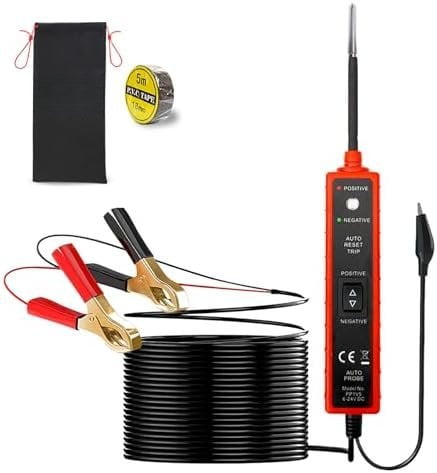 Power Circuit Probe Tester, 6V-24V DC Test Light, Automotive Short ...