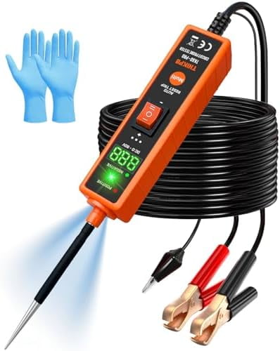 Power Circuit Probe Tester Kit, 6V-24V DC Test Light, Automotive ...