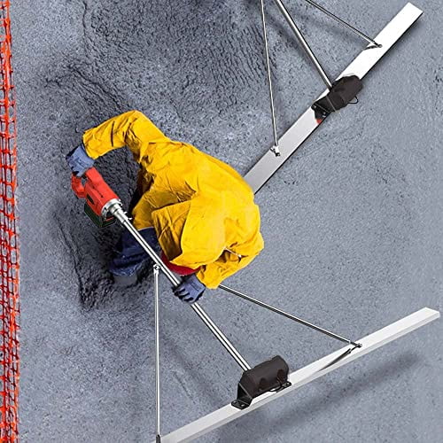 Power Concrete Screed Vibratory Kit Concrete Finishing Tool with 5ft ...