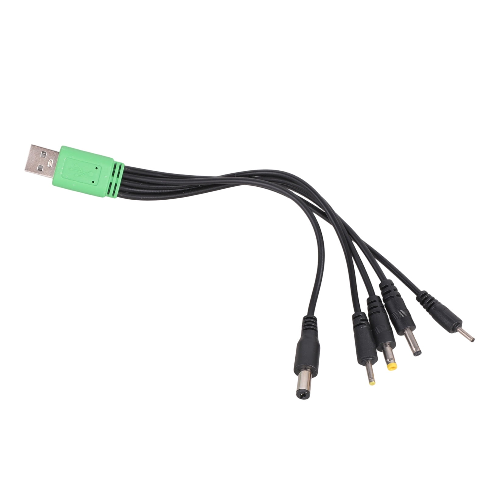 Power Connector 5V USB Wire Splitter Power Cable Connector 5.5x2.1mm 4 ...