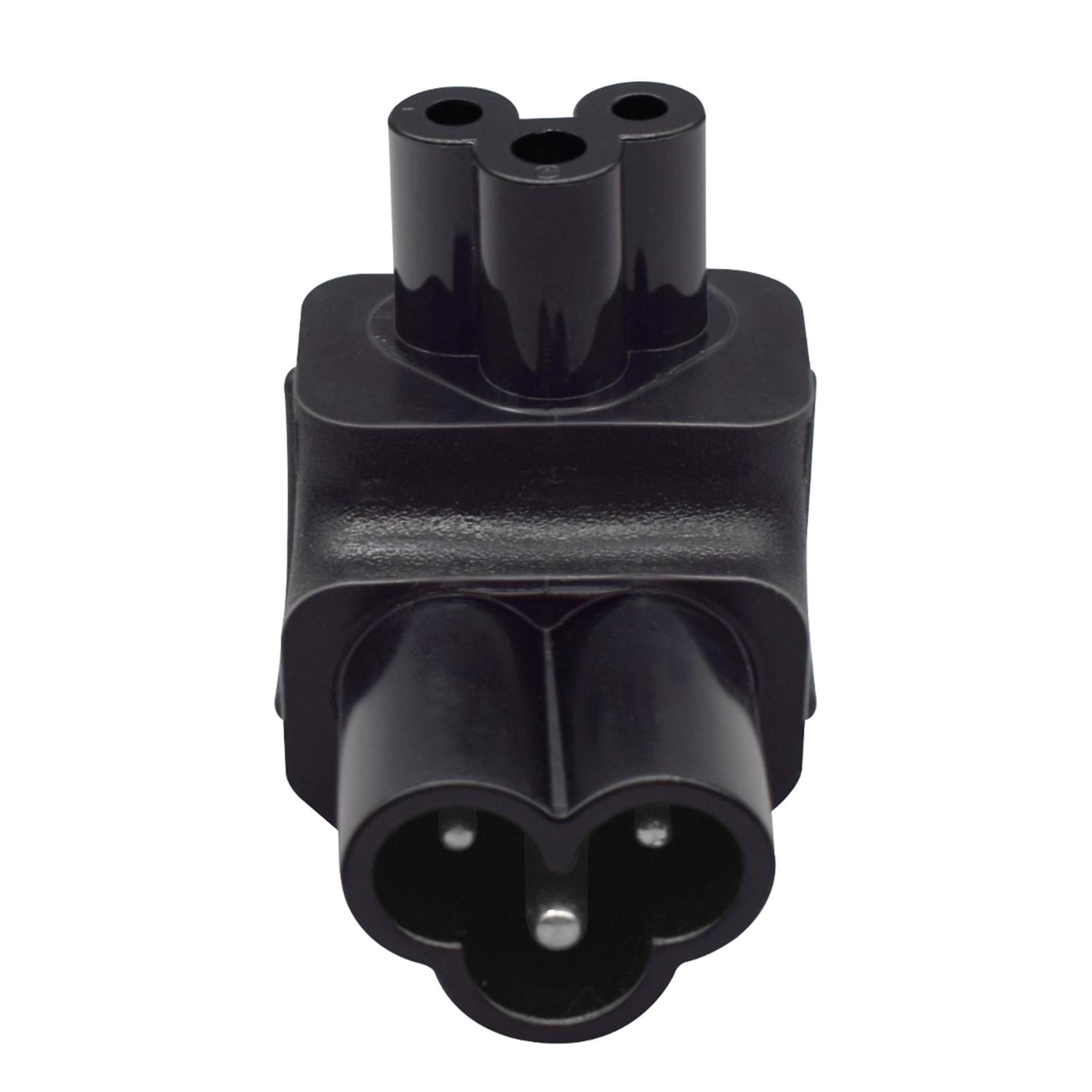 Power Conversion Plug Adapter, IEC320 C6 to C5, Black, Accessories,90 ...