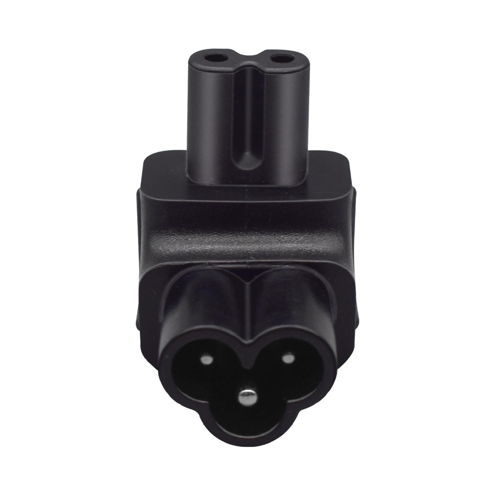 Power Conversion Plug Durable IEC320 C6 to C7 Replaces Black IEC C6 3 ...