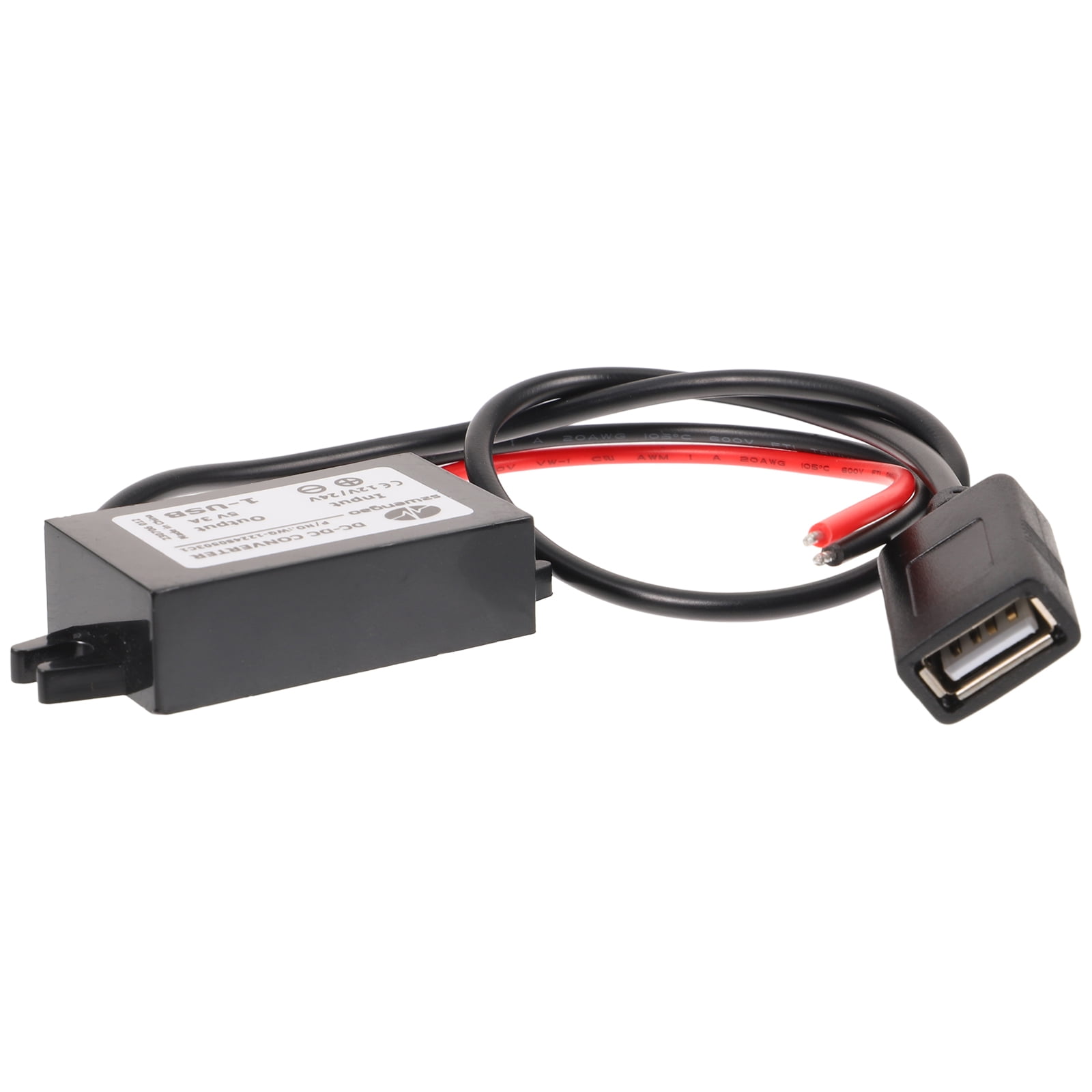 Power Converter 24V to 5V USB Supply Regulator Conditioner Car Charger ...