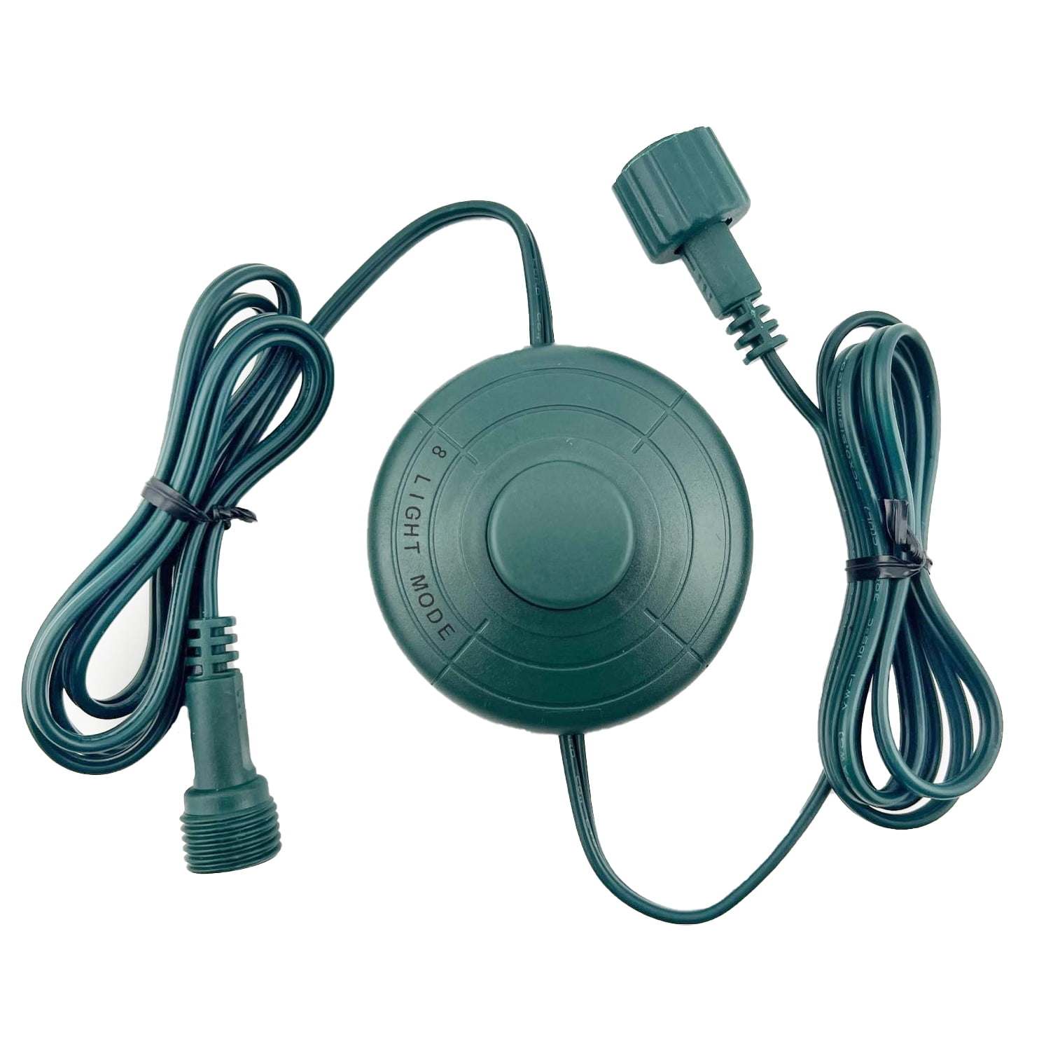 Power Cord 6Ft with 8 Lights Modes Foot Switch for Christmas Tree ...