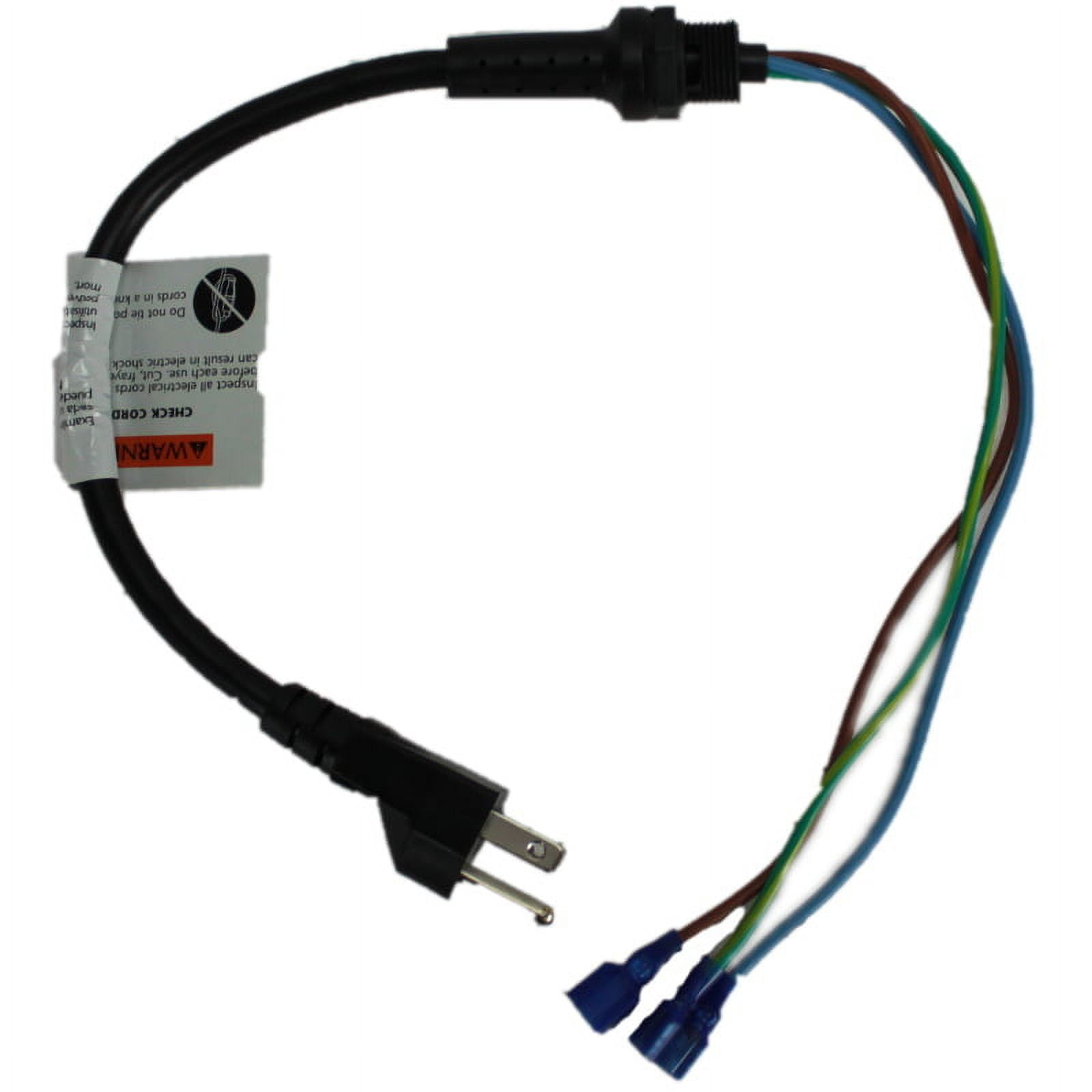 Power Cord Assembly w/Locknut and Washer - Walmart.com
