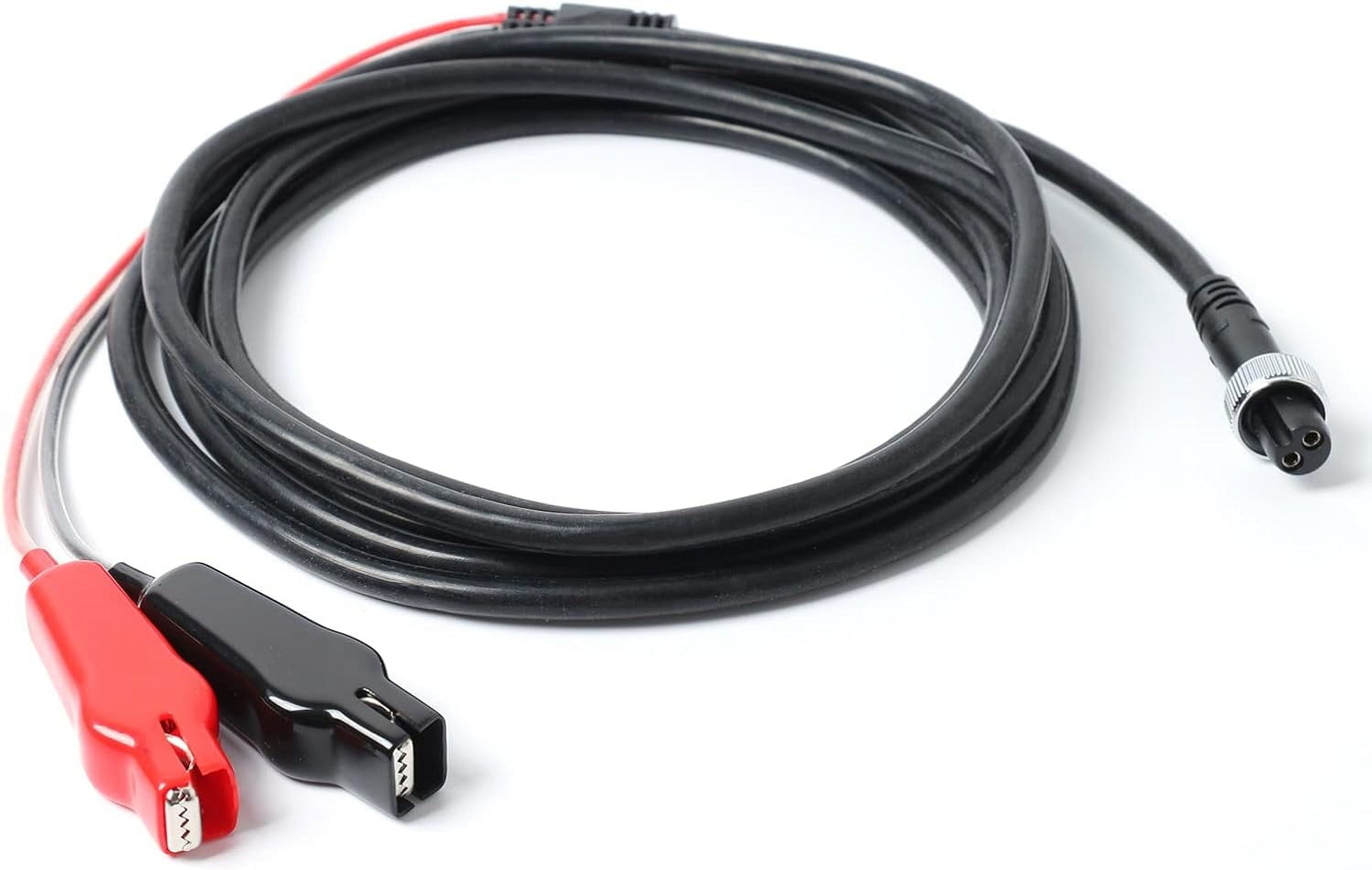 Power Cord Cable Battery Connecting Line Double Connectors 3M for Daiwa ...