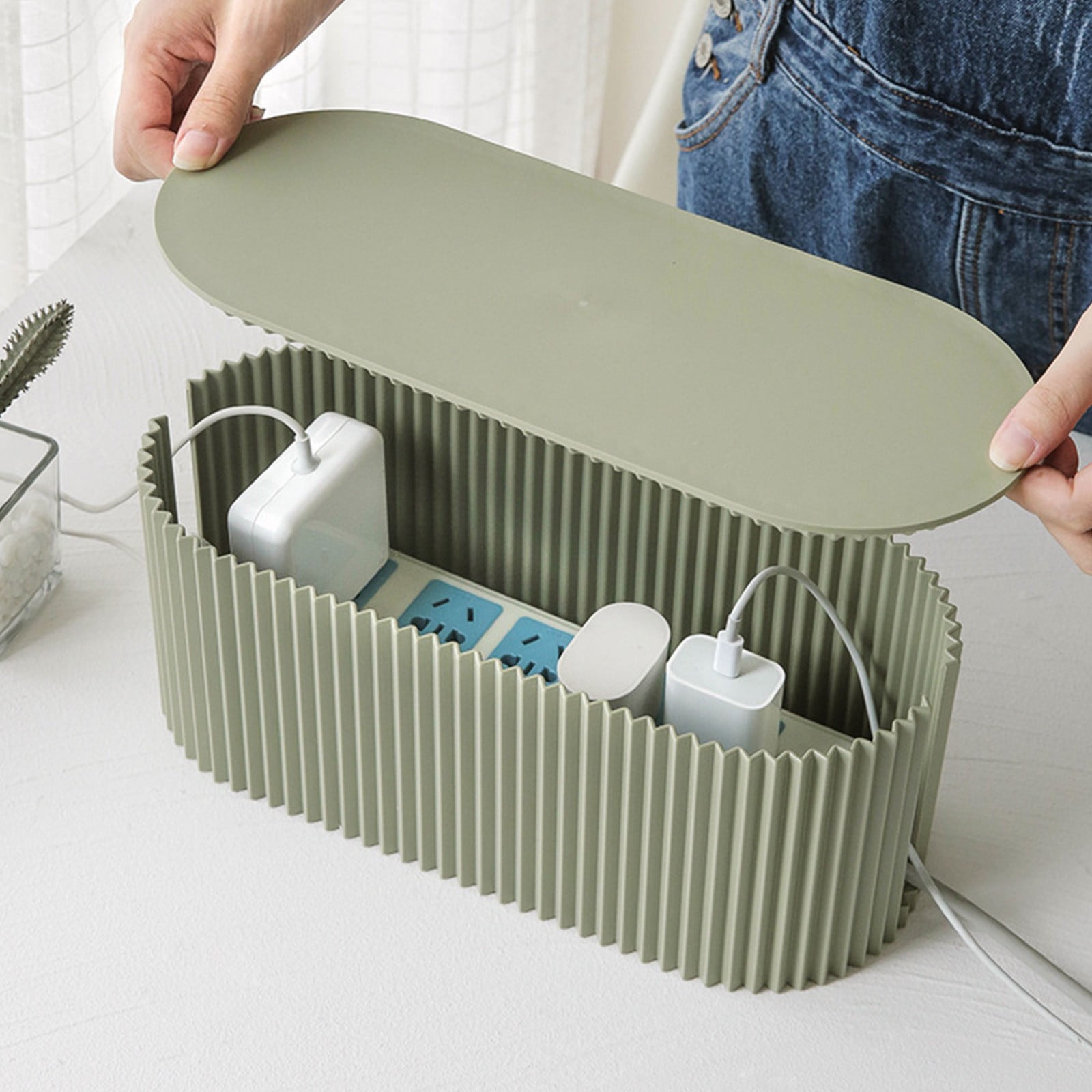 Power Cord Organizer Box for Kitchen Appliances, Cable Management ...