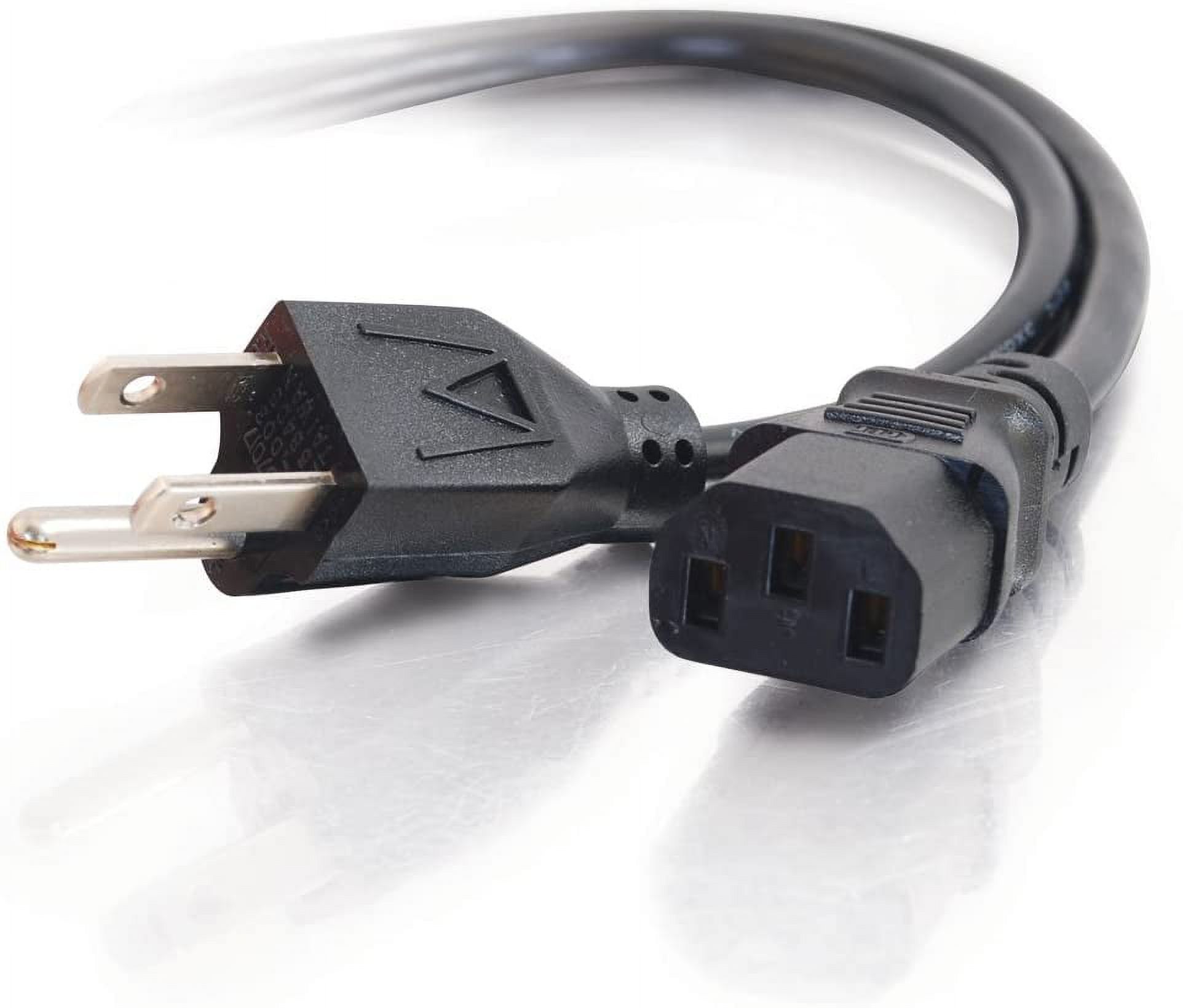 Power Cord, Replacement Power Cable, 3 Pin Connector, For Computers ...