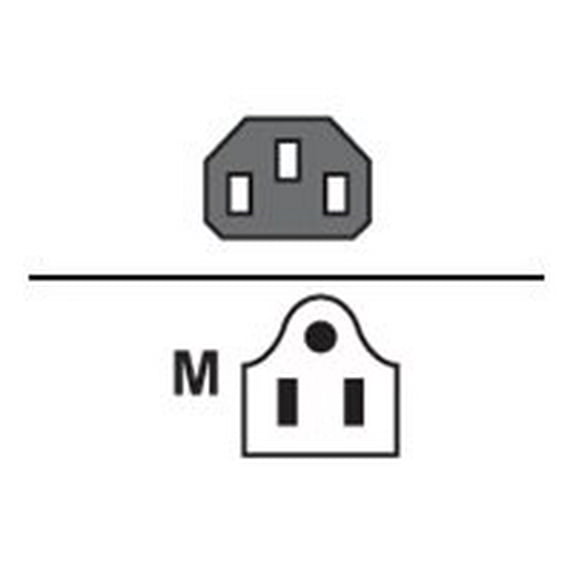 Extreme Networks 10061 Standard Power Cord - NEMA 5-15P - IEC 60320 C13 ...