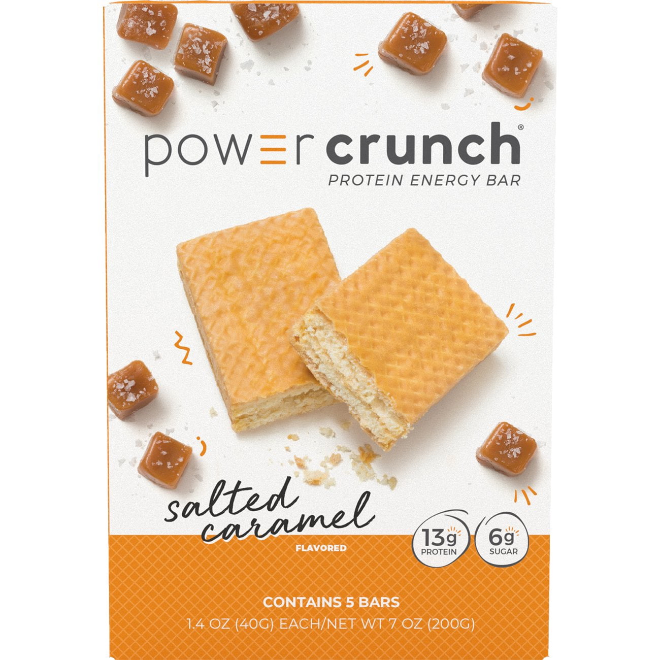 Power Crunch 13g Protein Energy Bars - Salted Caramel, 5 ct (Package ...
