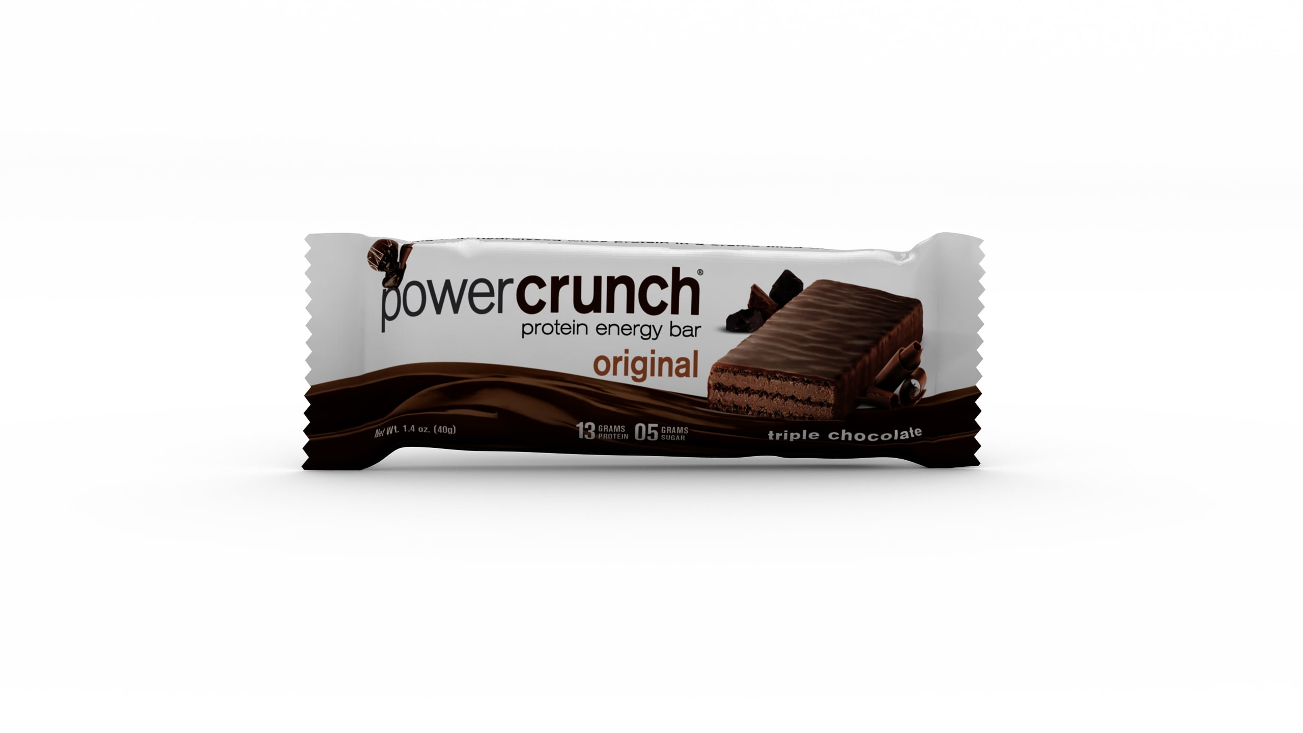 Power Crunch Original Protein Energy Bar Triple Chocolate, 1.4 oz ...