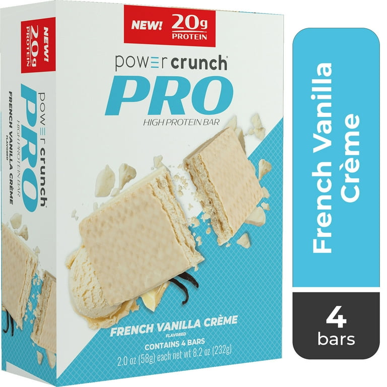 High Protein Power Crunch Energy Bar Power Crunch PRO French Vanilla