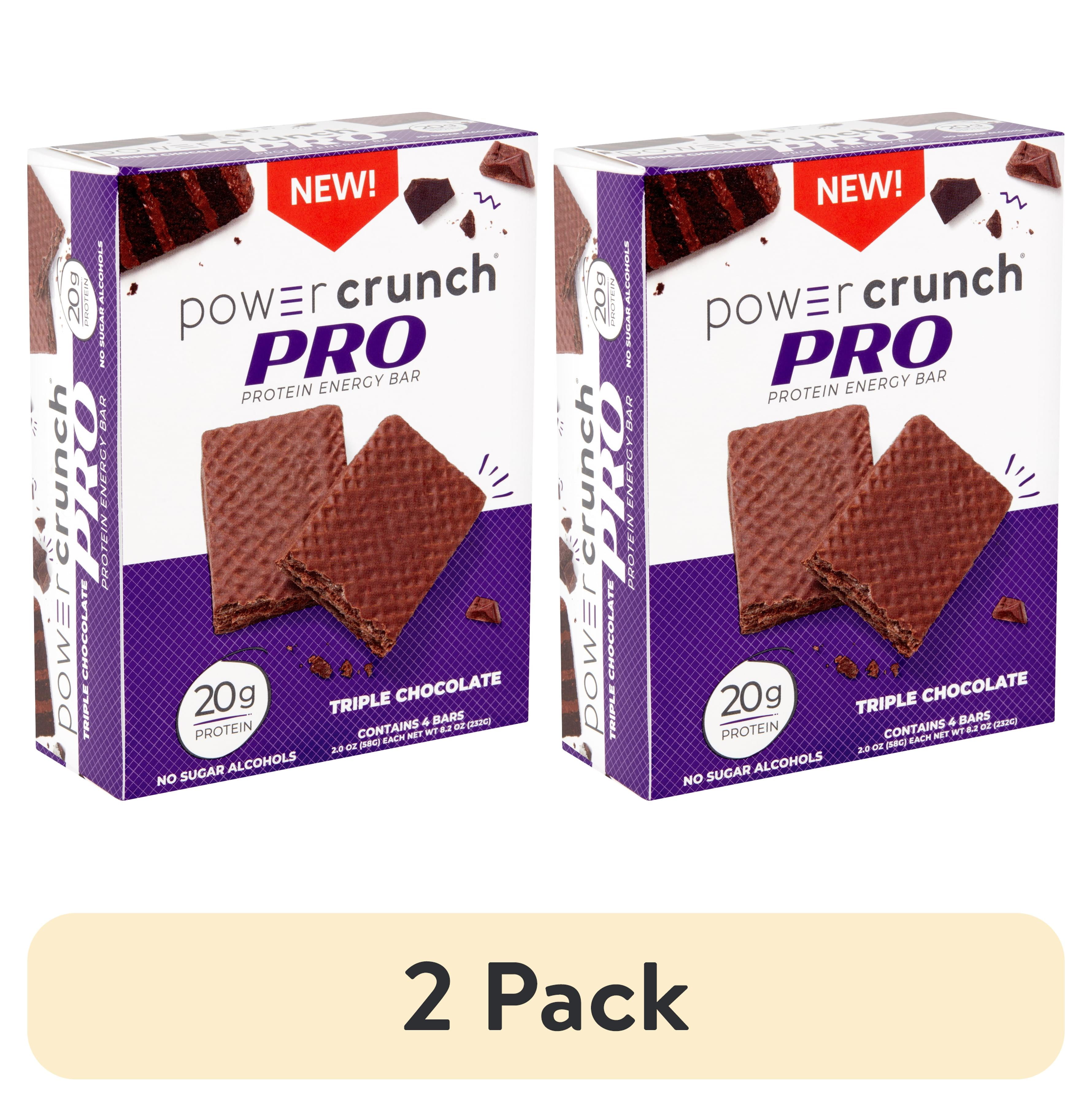 (2 pack) Power Crunch PRO Triple Chocolate High Protein Bar, 20g ...