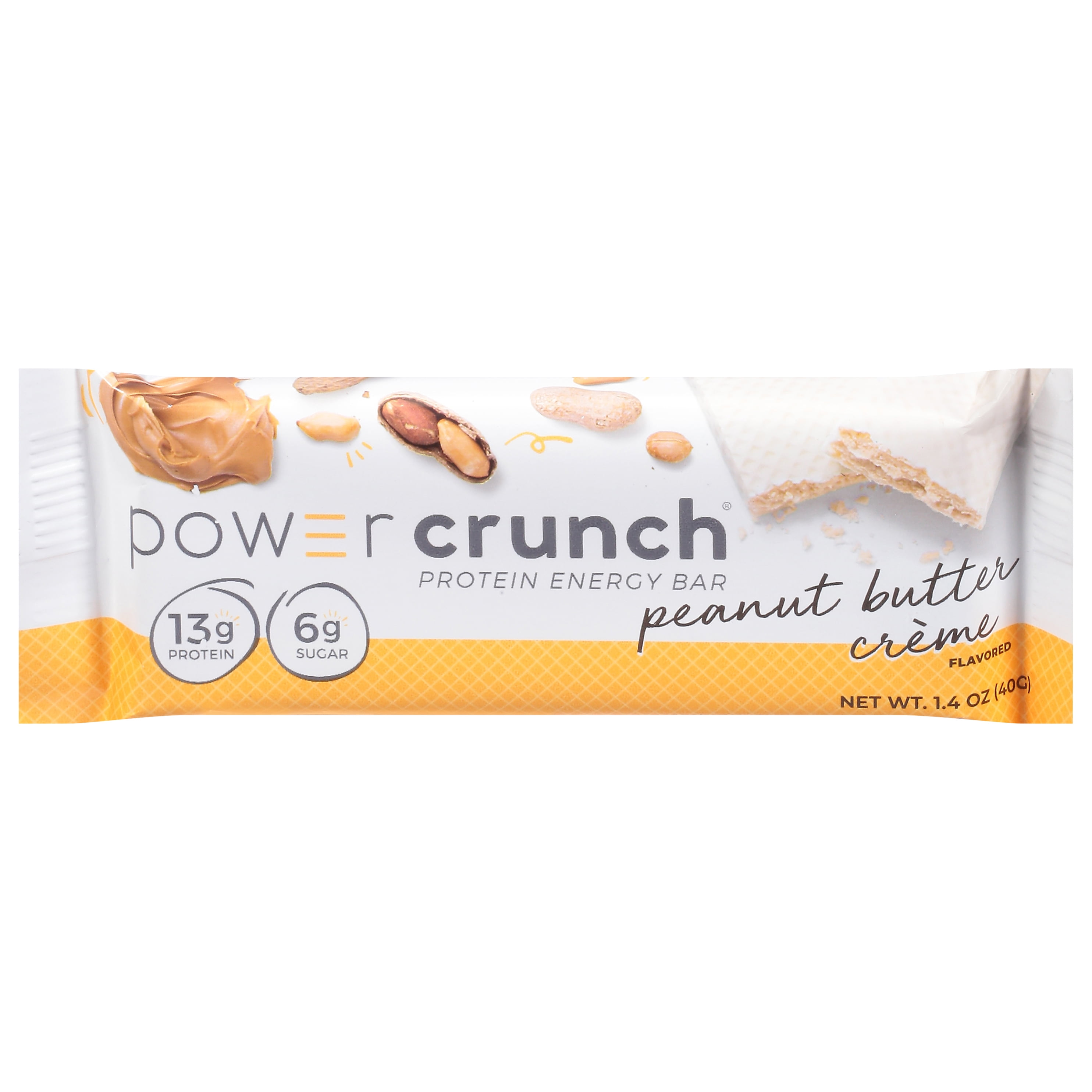 Power Crunch Protein Bar Peanut Butter Creme 1.5 oz (Pack Of 24 ...