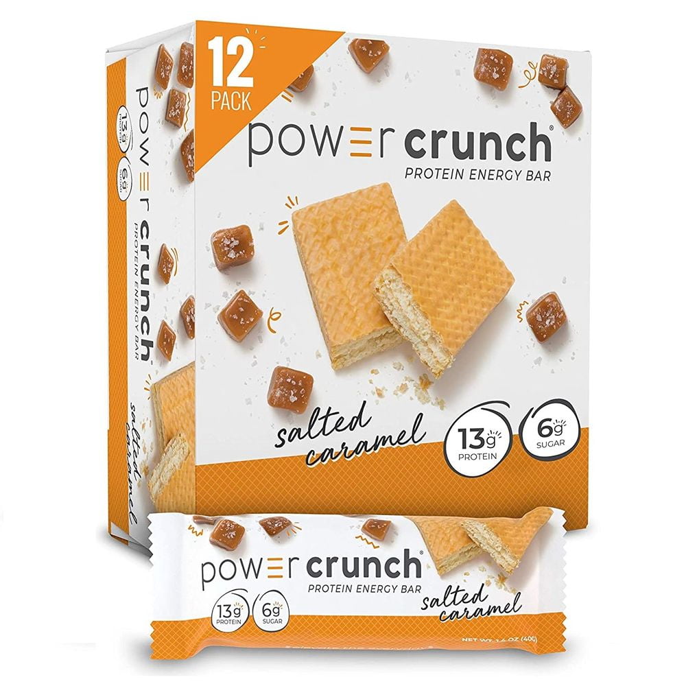 Power Crunch Protein Energy Wafer Bar – Salted Caramel (12-Pack ...