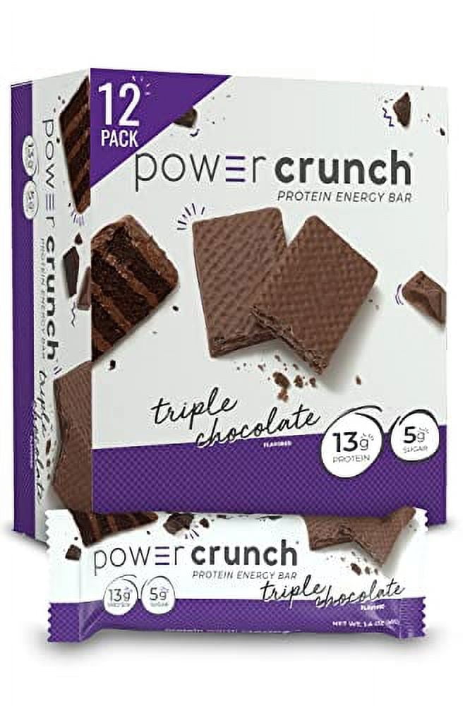 Power Crunch Bar - Triple Chocolate - Case Of 12 - 1.4 Oz - Walmart.com