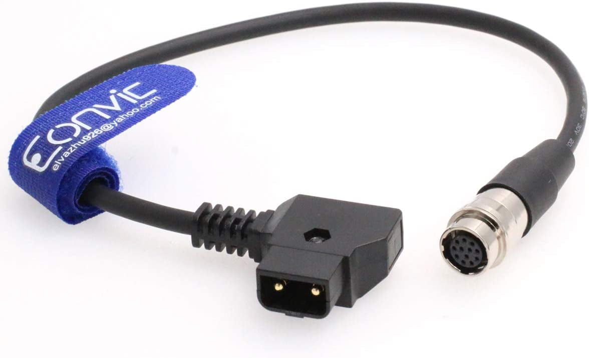Power D-Tap to 12 Pin Hirose Cable for B4 2/3" Lens - Walmart.com