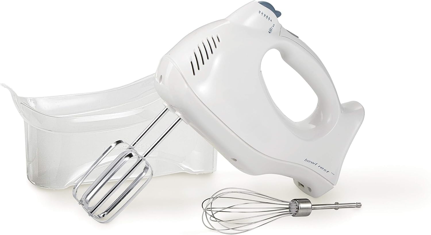 Power Deluxe 6-Speed Electric Hand Mixer with Snap-On Storage Case ...