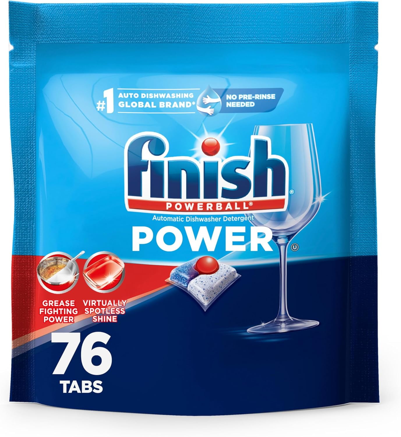 Power Dishwasher Pods, No Pre-Rinse Dishwasher Detergent Soap For Deep ...