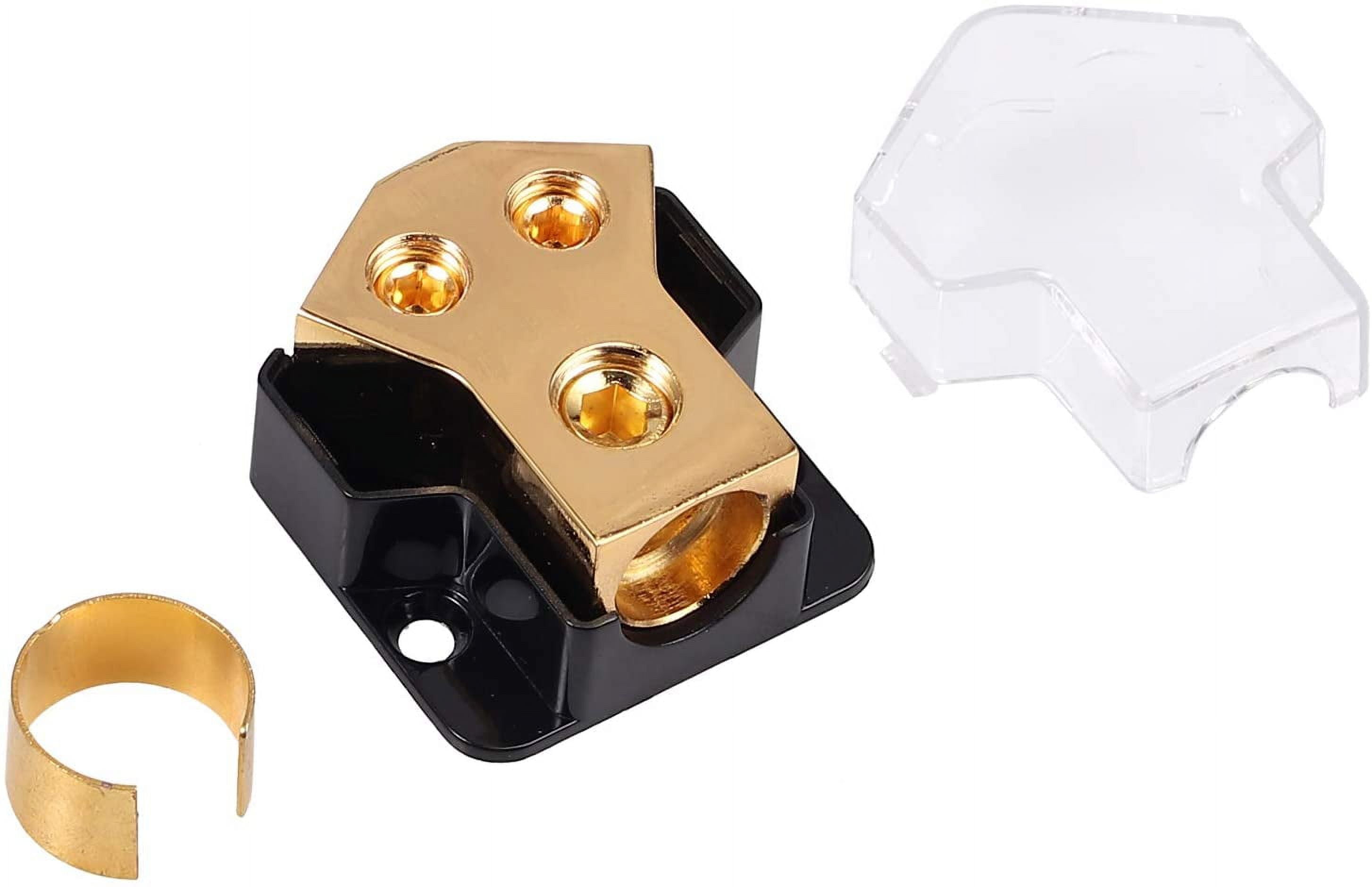 Power Distribution Block 2 Way Amp 0/2/4 Gauge in 4/8/10 Gauge Out ...