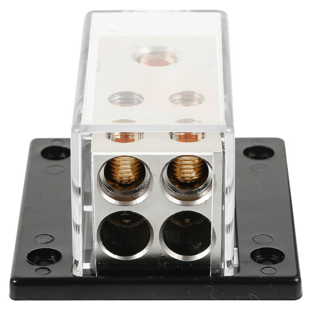 Power Distribution Block 4-out Ground Distributor Block Auto Amplifier ...