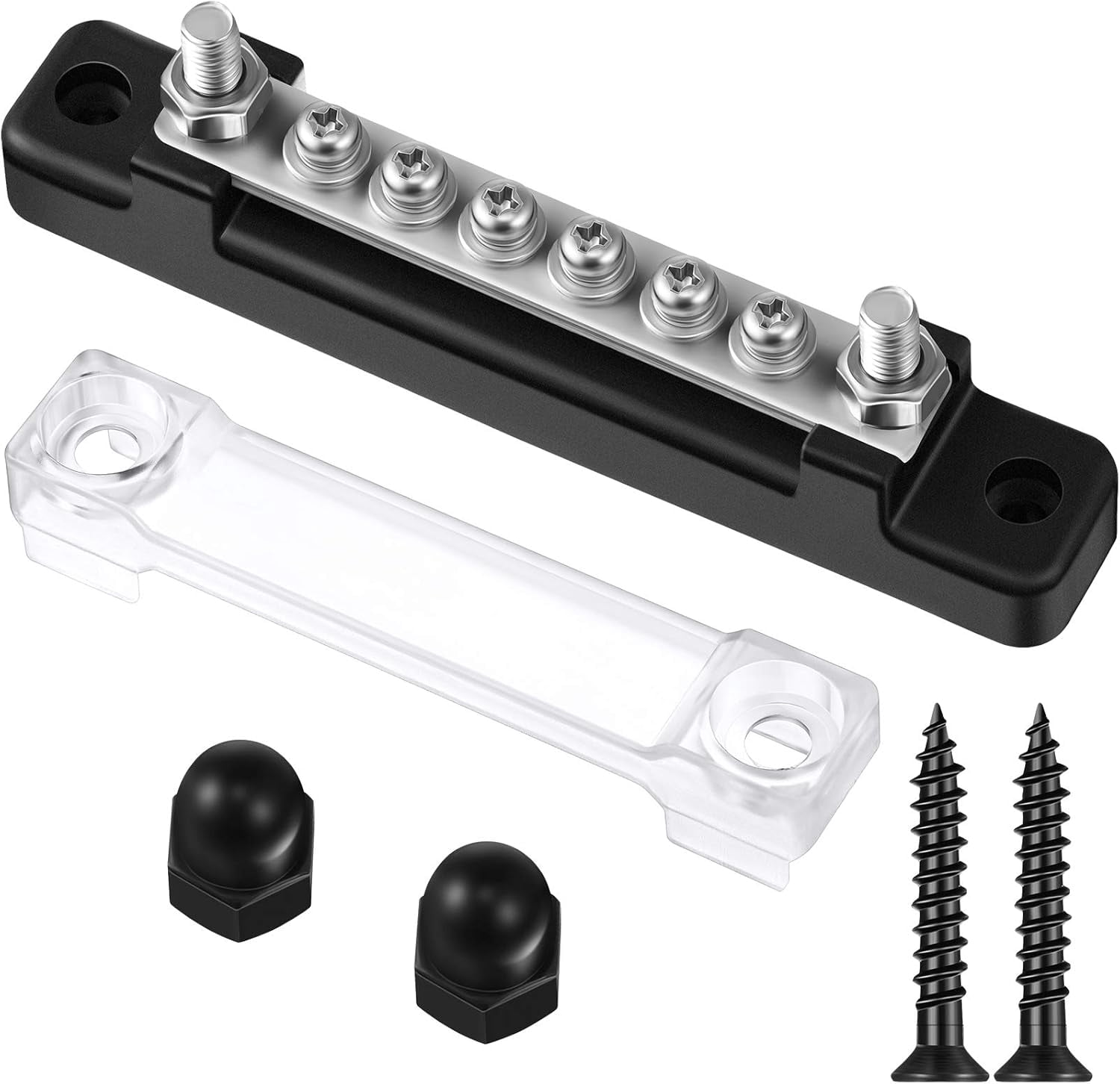 Power Distribution Solution, Stainless Steel Studs 12V Bus Bar Terminal ...