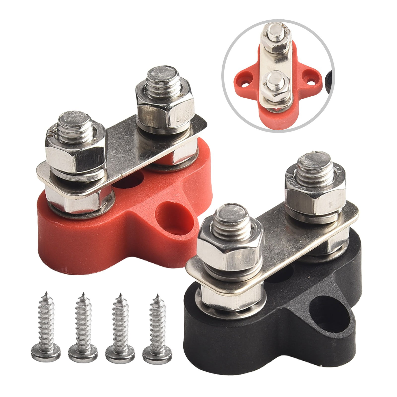 Power Distribution Stud Terminal Block Stud Block Studs Dual - Walmart.com