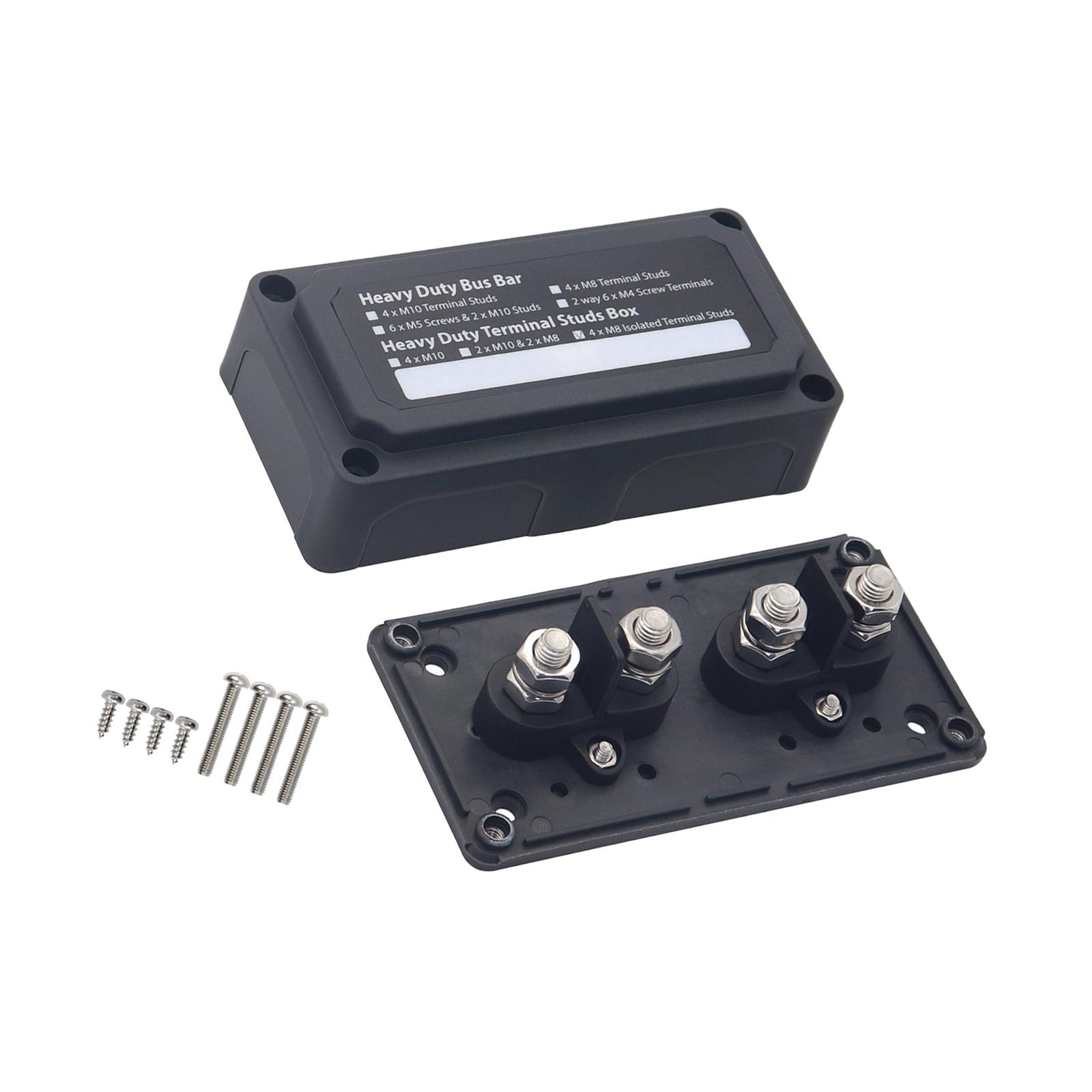 Power Distribution Terminal Block Busbar Box Bus Bar for Yacht RV Boats ...