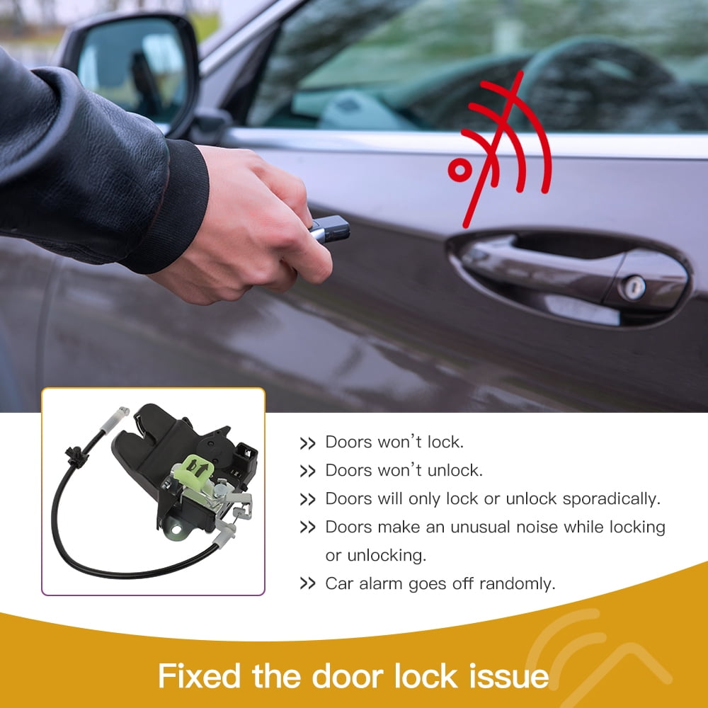 Power Door Lock Actuators Rear Trunk Door Latch Replacement Fits For ...