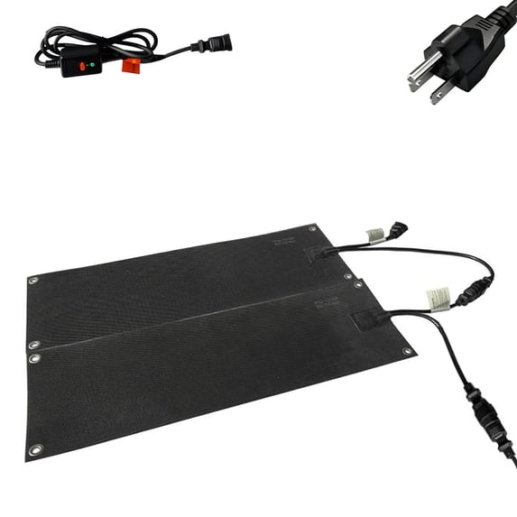 Power Efficient 110V Warmed Snow Melting Mat 10x30 Inch with ...