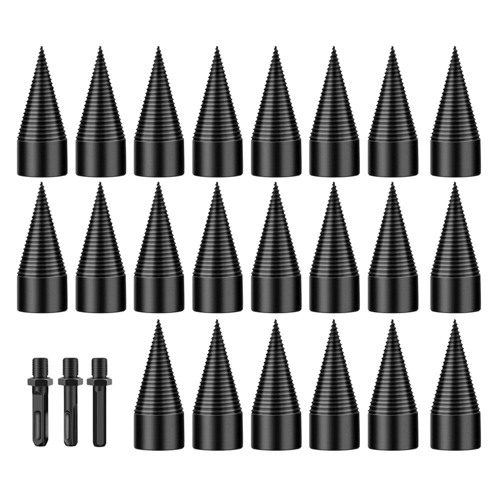 Power Electric Wood Splitting Drill Log Splitter Kit Hand Bit - Walmart.com