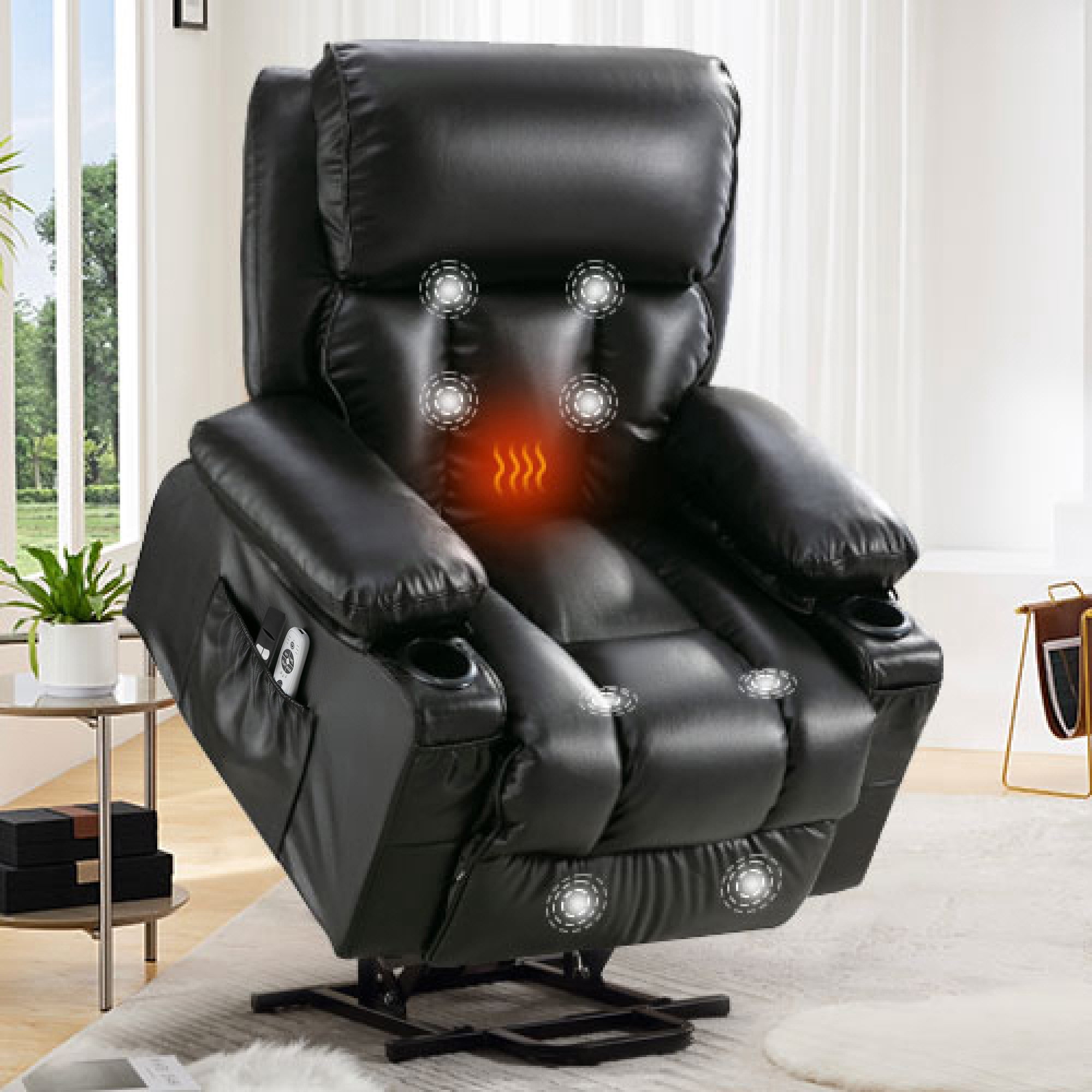 Power Electric massage lift lounge chair, suitable for the elderly ...