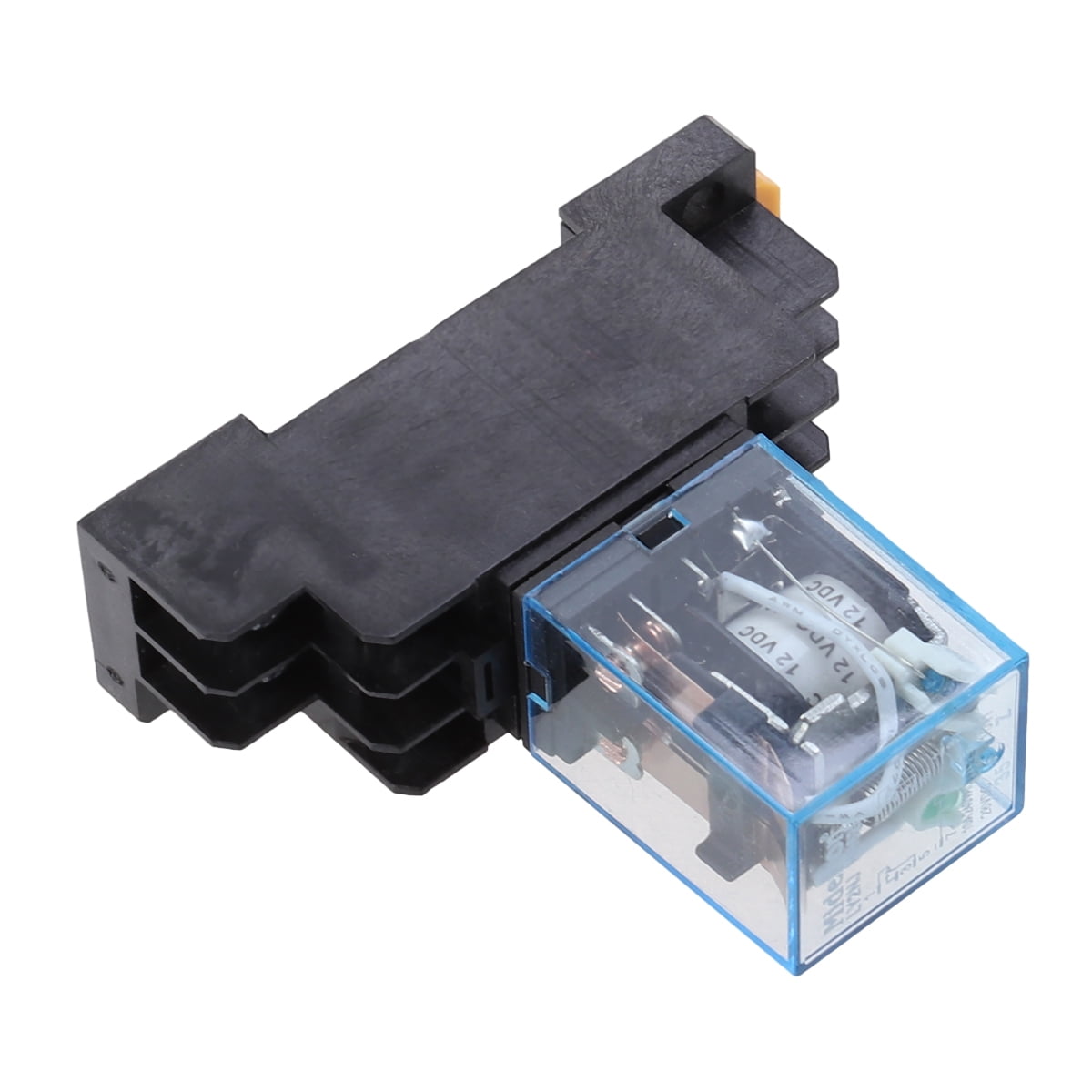 Power Electromagnetic Relay Adjustable Relay Terminal Socket Relay ...