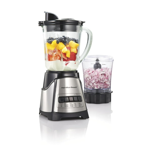 Power Elite Blender for Smoothies with 3-Cup Vegetable Chopper, Mini ...