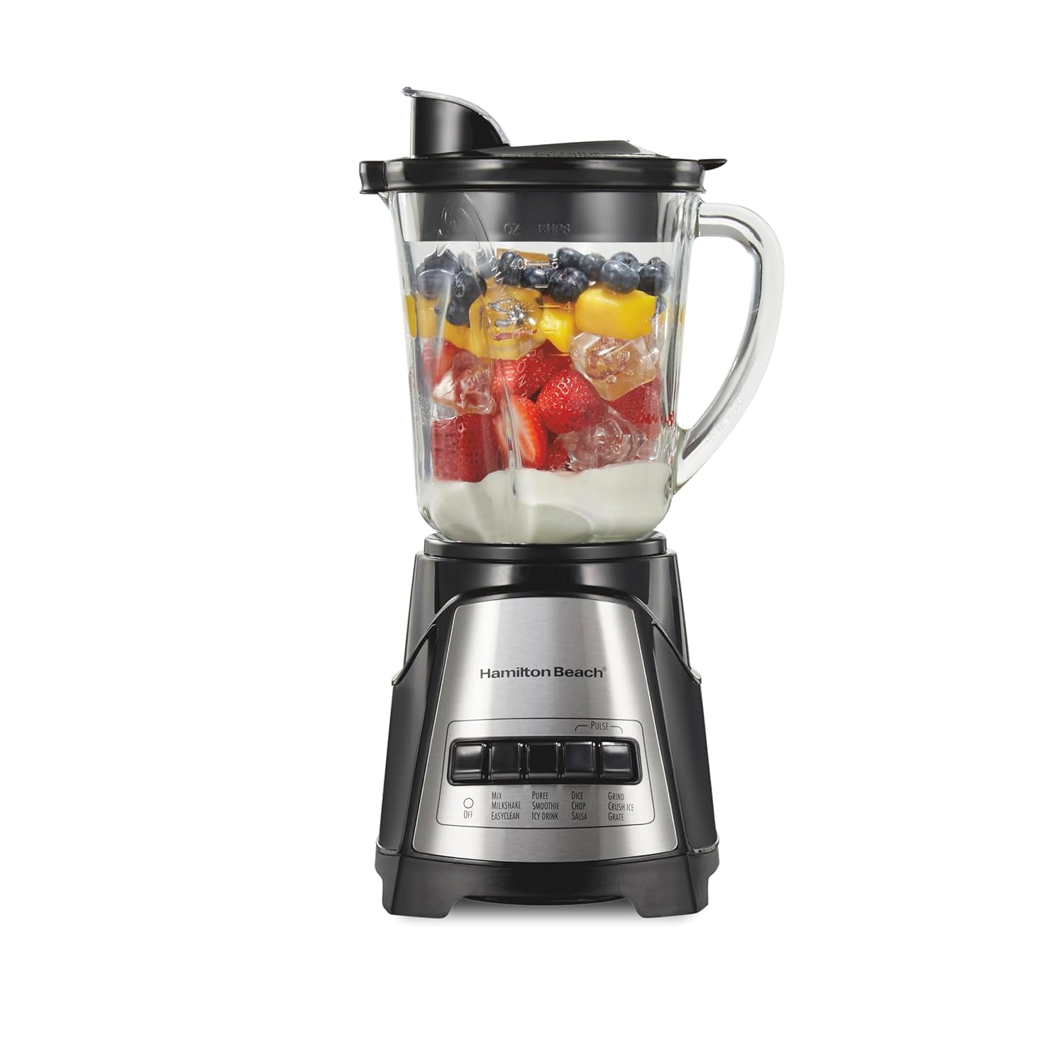 Power Elite Wave Action Blender For Smoothies, 40 Oz Glass Jar, 12 ...