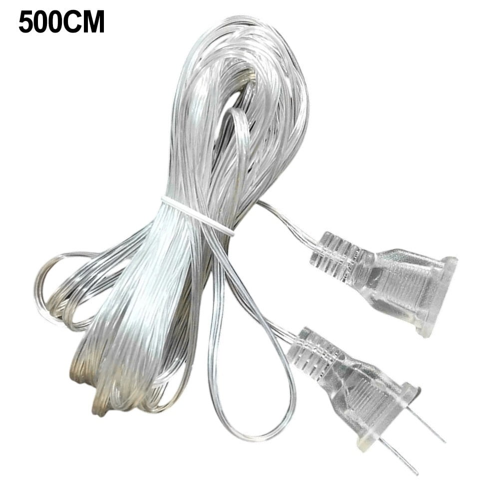 Power Extension Cables Thin Cable 300/500cm Electric Flat Wire for Led ...