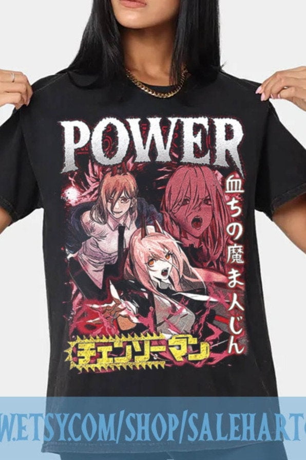 Power Eyes Shirt-chainsaw man shirt,chainsaw man tshirt,chainsaw man t ...