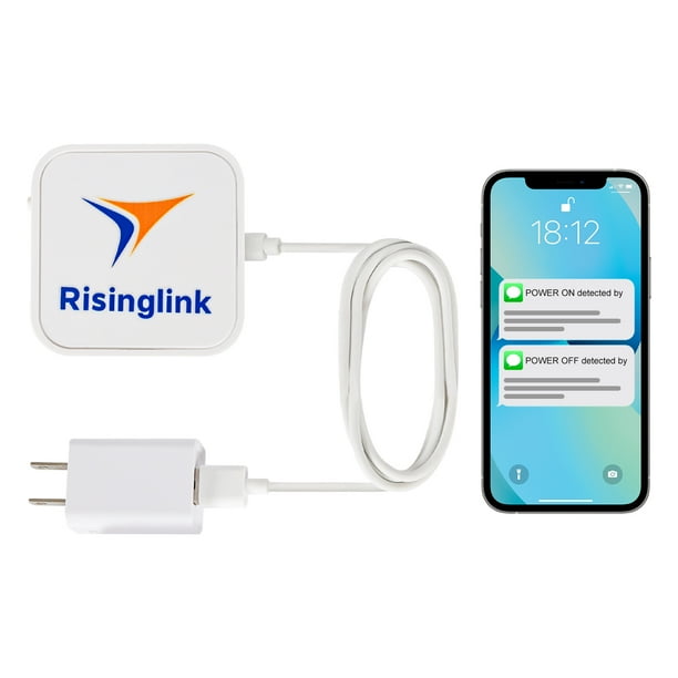 Risinglink Pd201w 85dB, Power Outage Alarm Household Sensor & Alarm ...