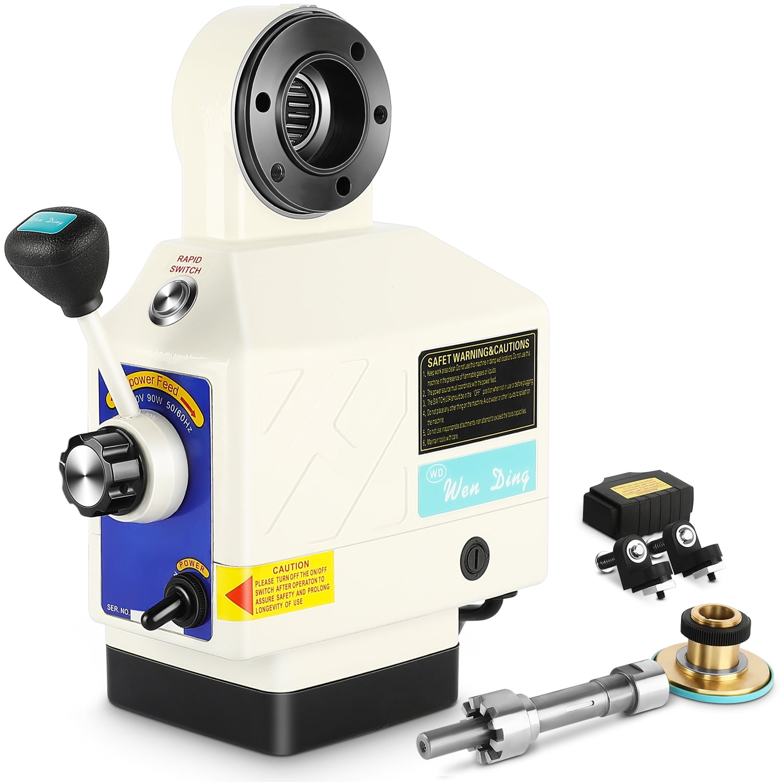 Power Feed Z-Axis for Milling Machine 450 in-lb Torque, 0-200RPM Table ...