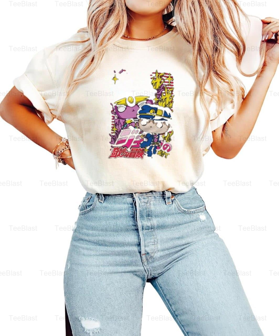 Power Fight Jojos Bizarre Adventure Anime Manga Stand User Japanese Fan ...