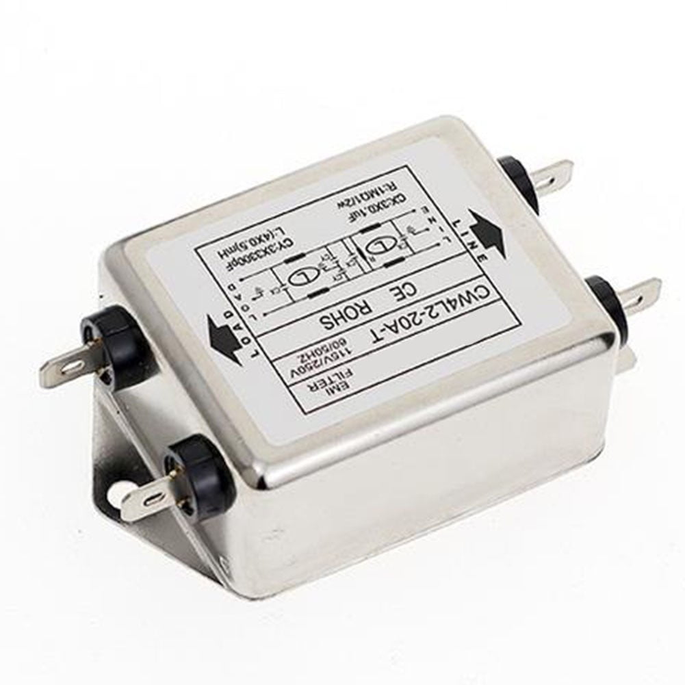 Power Filter Single-Phase Double-Section Power Filter 3A/6A/10A Cw4L2 ...